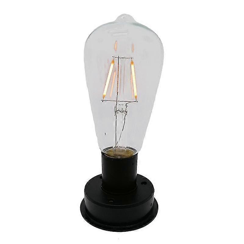 1pc Solar Led Tungsten Filament Bulb Lamp 2800k Night Lights(8.5cm ...