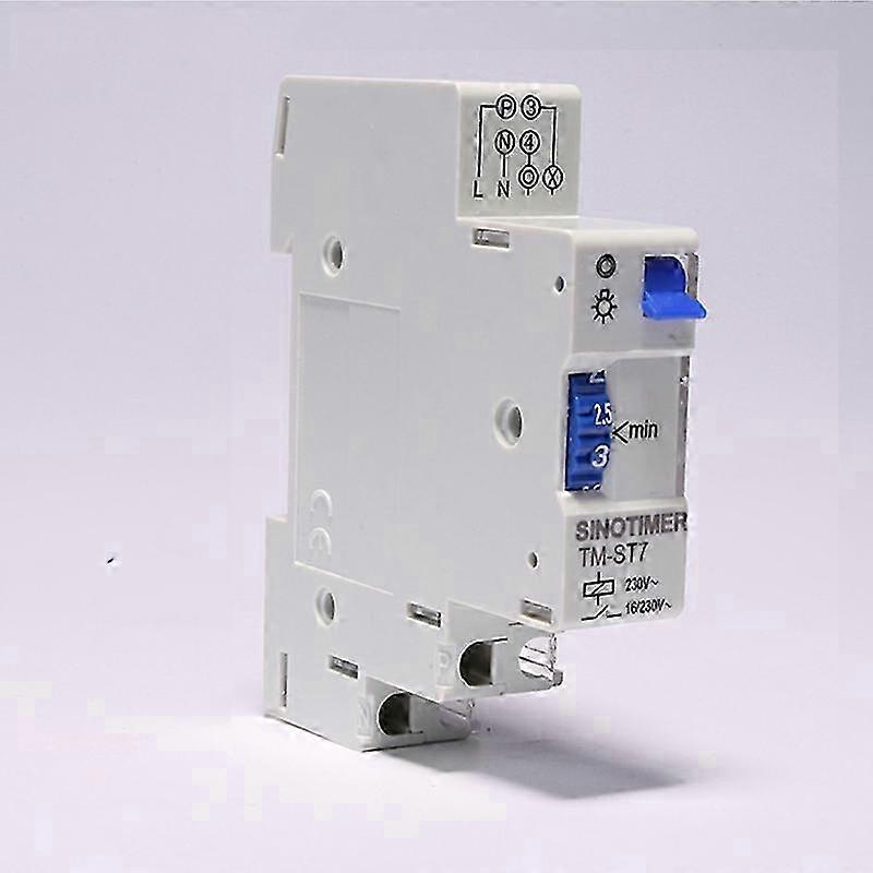 TM-ST7 220V AC 7 Minutes Mechanical Timer 18Mm Single Module Din Rail ...