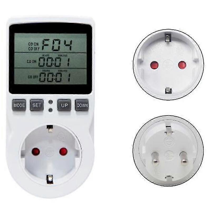 Multi-function Thermostat Temperature Controller Socket Outlet With Timer Switch 16a Heating ...
