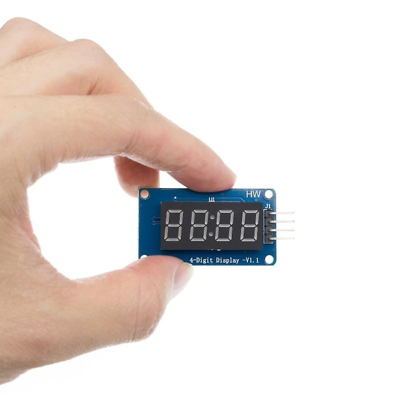 Circuit accessories 2pcs tm1637 4 bits digital led display module for arduino 7 segment 0.36inch ...