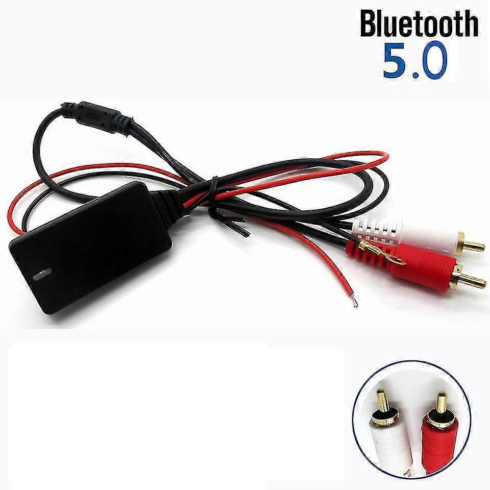 Universal Bluetooth Aux Receiver Module 2 Rca Cable Adapter Car Radio ...