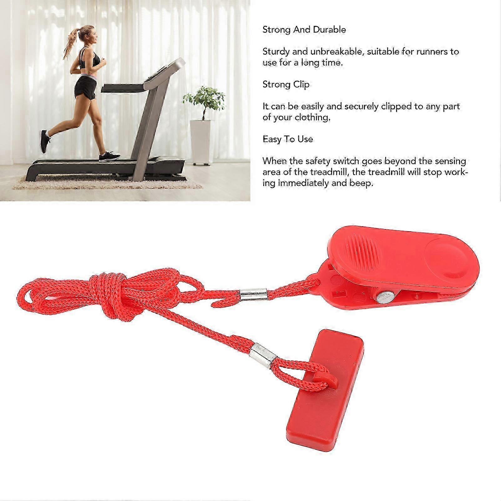 2PCS Universal Treadmill Magnetic Lock Treadmill Emergency Stop Switch ...