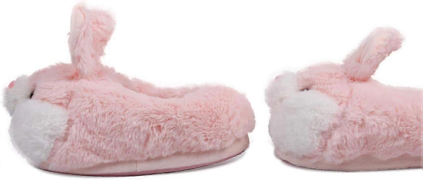 Classic Bunny Slippers for Women Funny Animal Slippers for Girls Cute Plush Rabbit Slippers ...