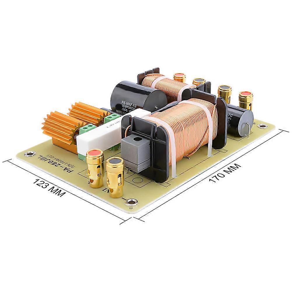 2 Way Audio Crossover Tweeter Bass Speaker Crossover Professional ...