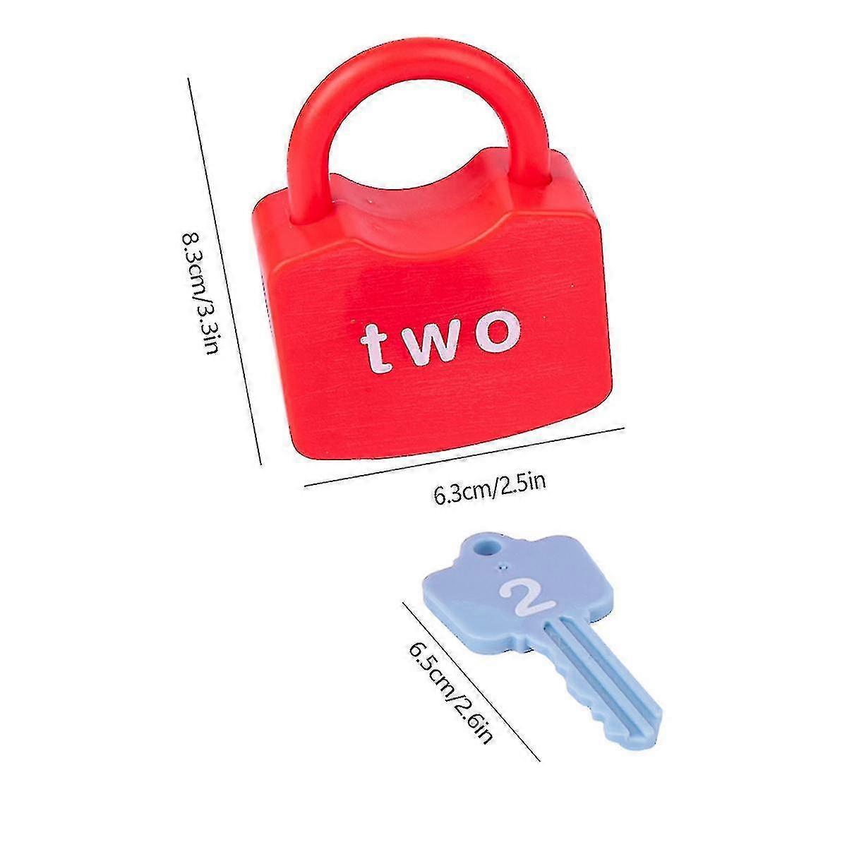 Learning Locks With Keys - Educational Numeric Locks For Number ...