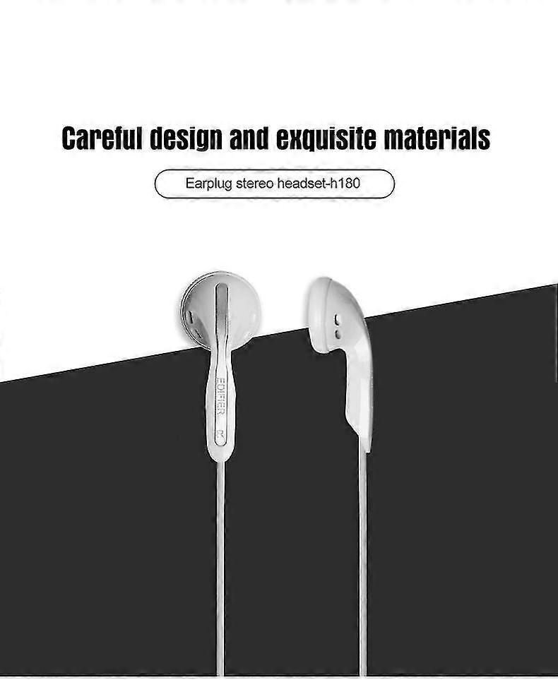 Edifier H180 In-ear Wired Headphones Hi-fi Stereo Headphones - Classic ...