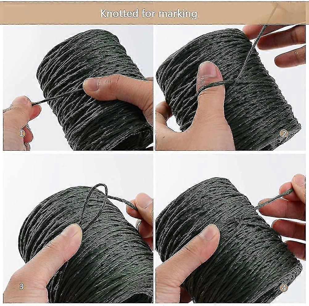 2 X 150m Paper Cord, Paper Thread, Natural Iron Wire Paper Cord, Iron ...