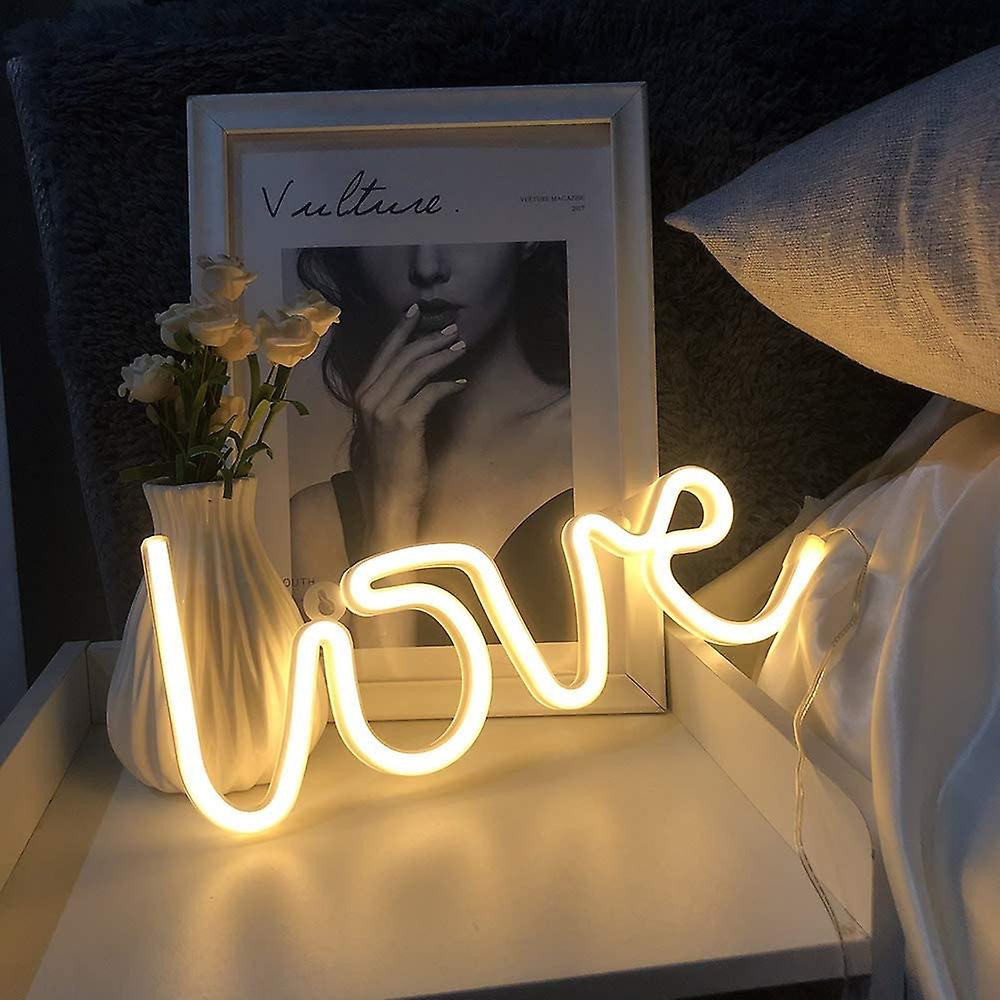Beautiful Gift Love Neon Light Neon Love Signs Pink Neon Light Signs ...