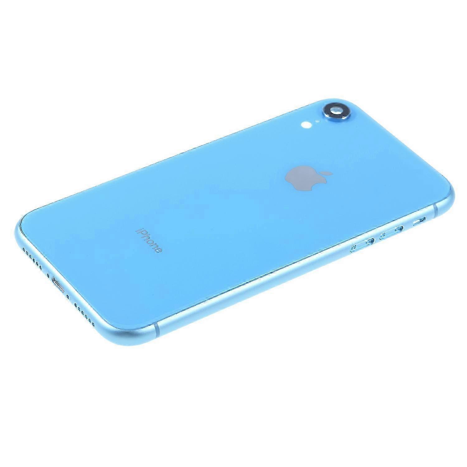 For iPhone XR Back Battery Housing Cover+Middle Plate Frame+Side ...