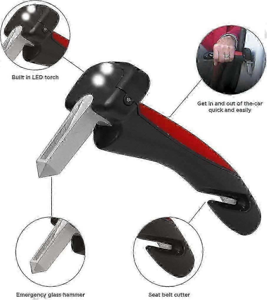 Car Cane Mobility Aid Standing Support Portable Grab Bar Assist Handle ...