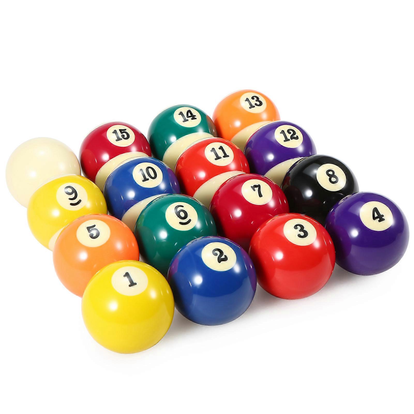 52.5mm Adult Billiard Ball Pool Ball Set Full Size American Standard ...
