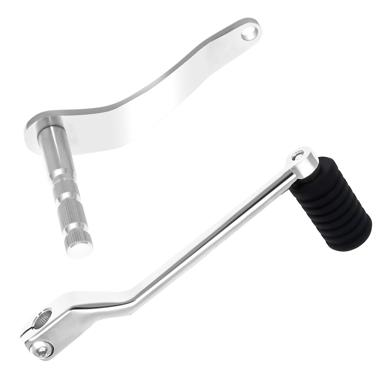 Motorcycle Heel Toe Gear Shifter Shift Rod Lever Arm Black/chrome For ...