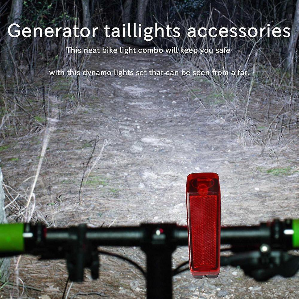Motorized Bike Bicycle Friction Dynamo Generator Head Tail Light With ...