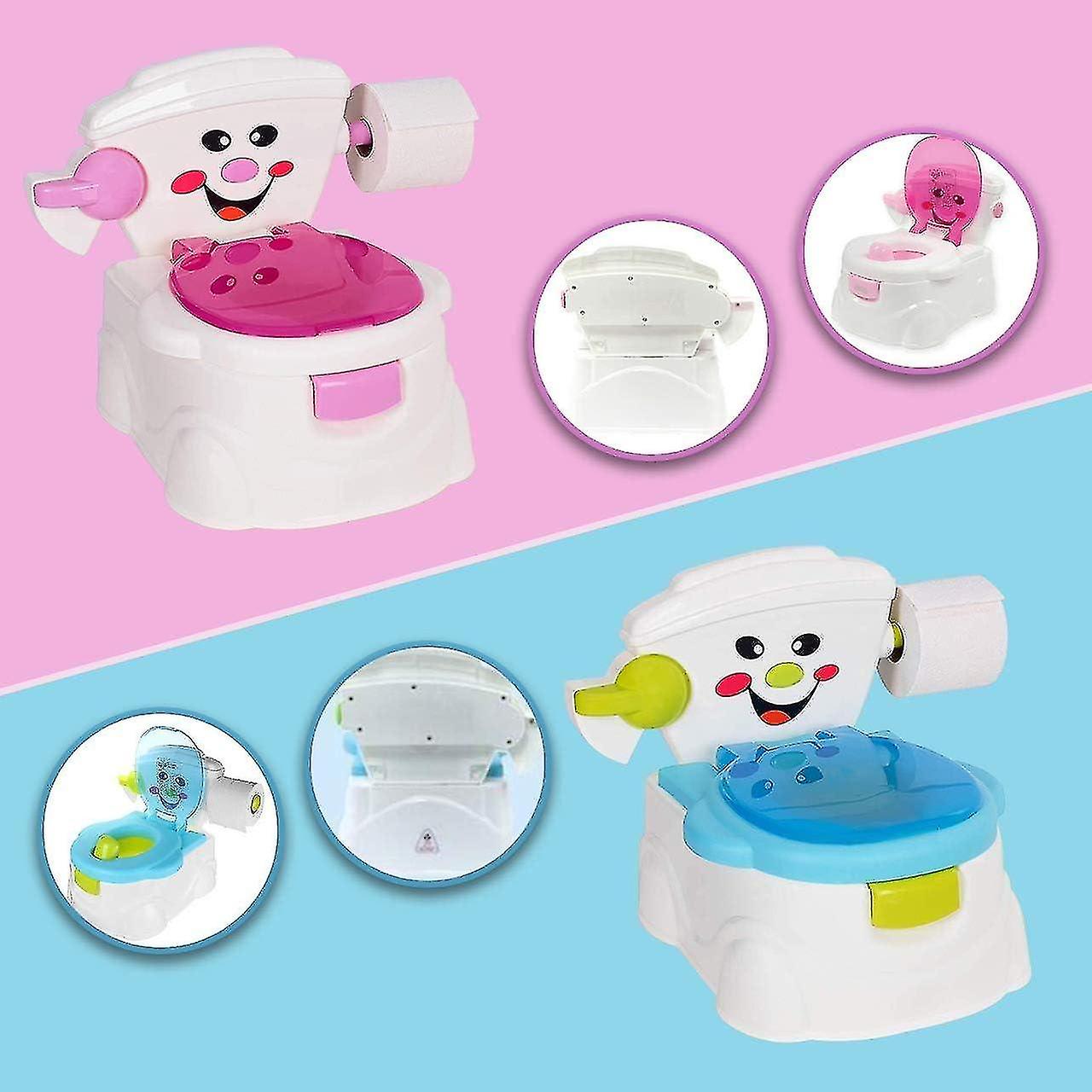 Kids potty training toilet seat portable potty with splash guard travel ...