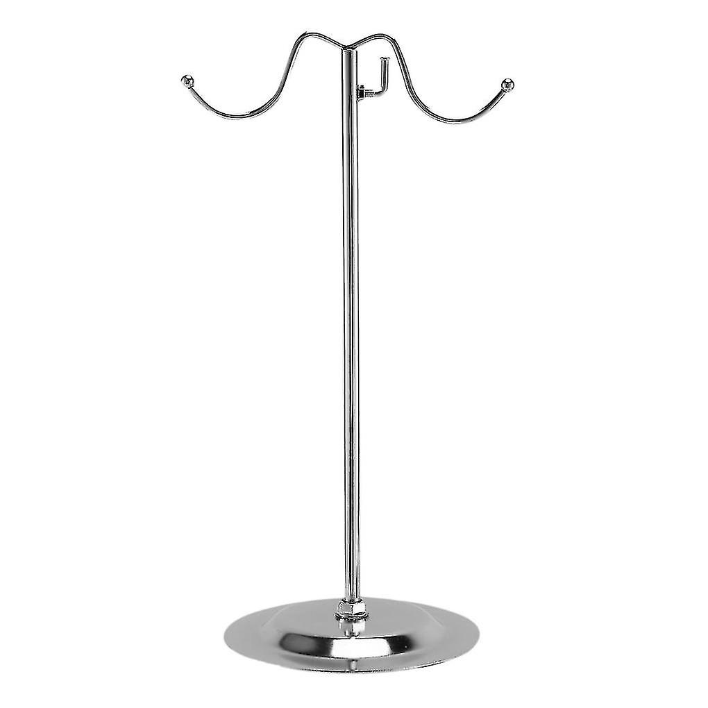 Metal Handbag Rack Women Bag Display Stand Double Hook Adjustable ...