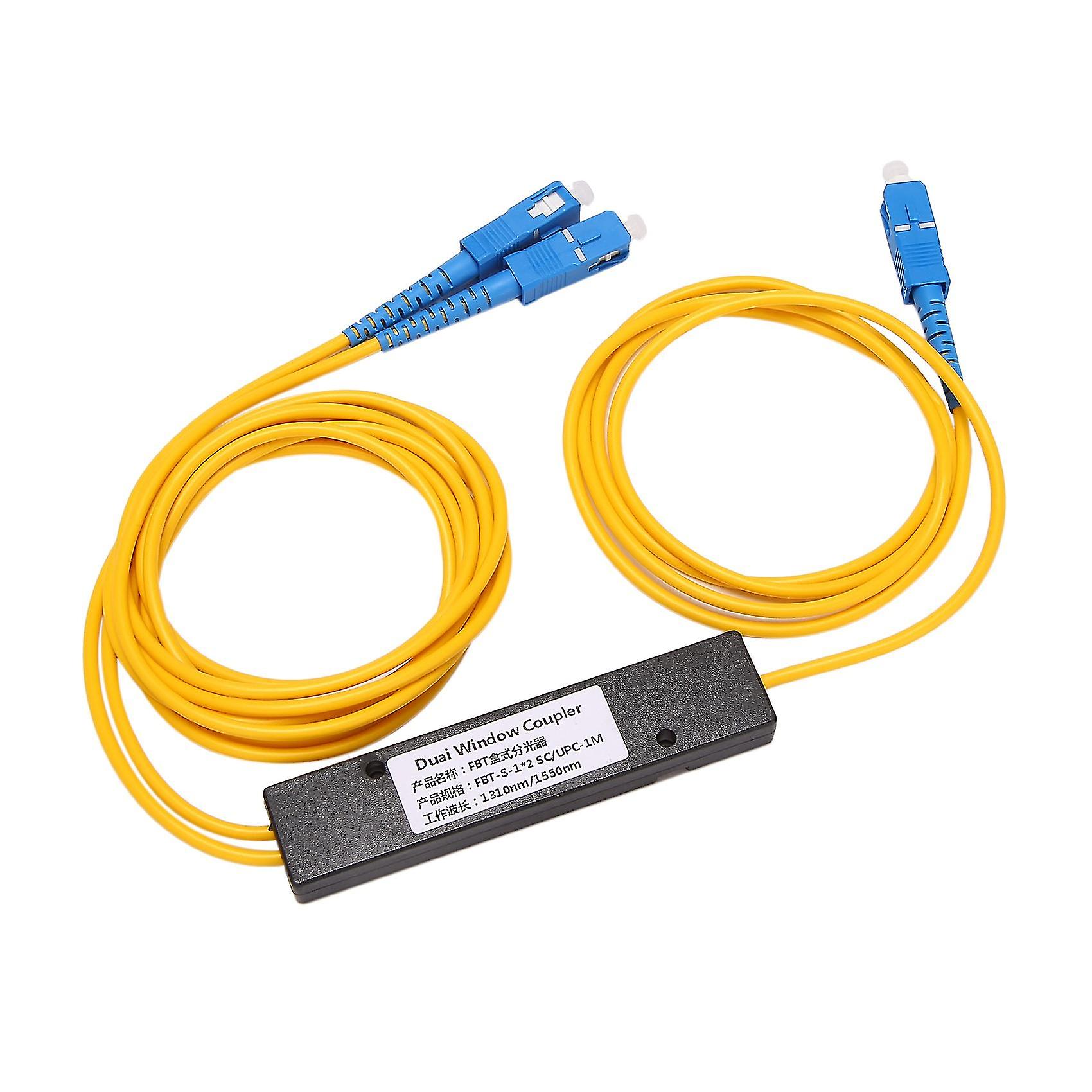 Ftth Sc Upc 1x2 Plc Singlemode Fiber Optical Splitter Fbt Optical ...