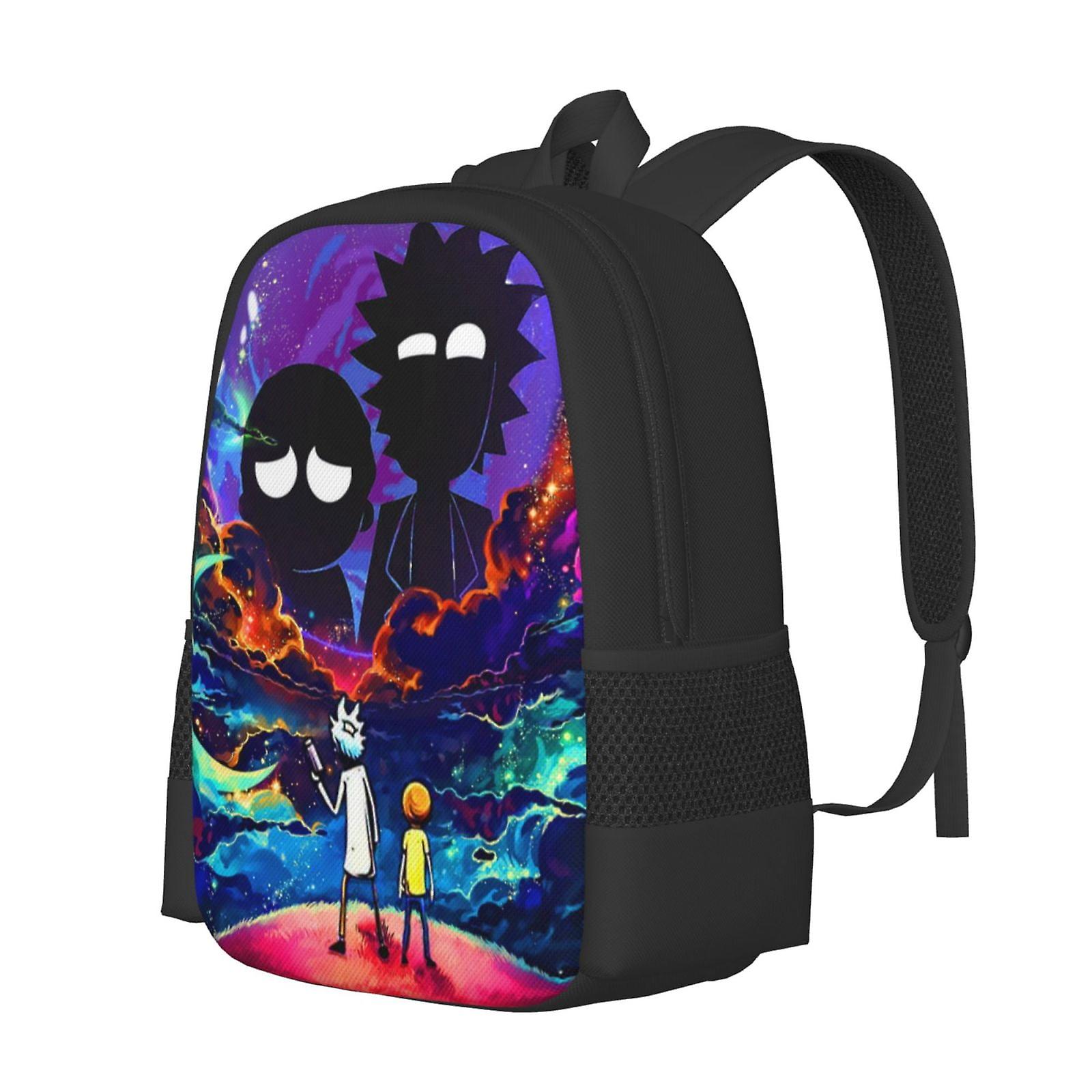 Rick And Morty Backpack,Laptop Backpack Lightweight Casual DaypackMulti ...
