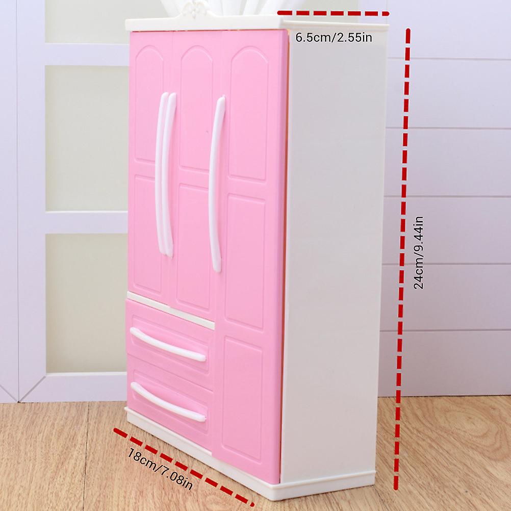 Doll Closet Organizer for Girl Doll Clothes and Accessories Storage ...