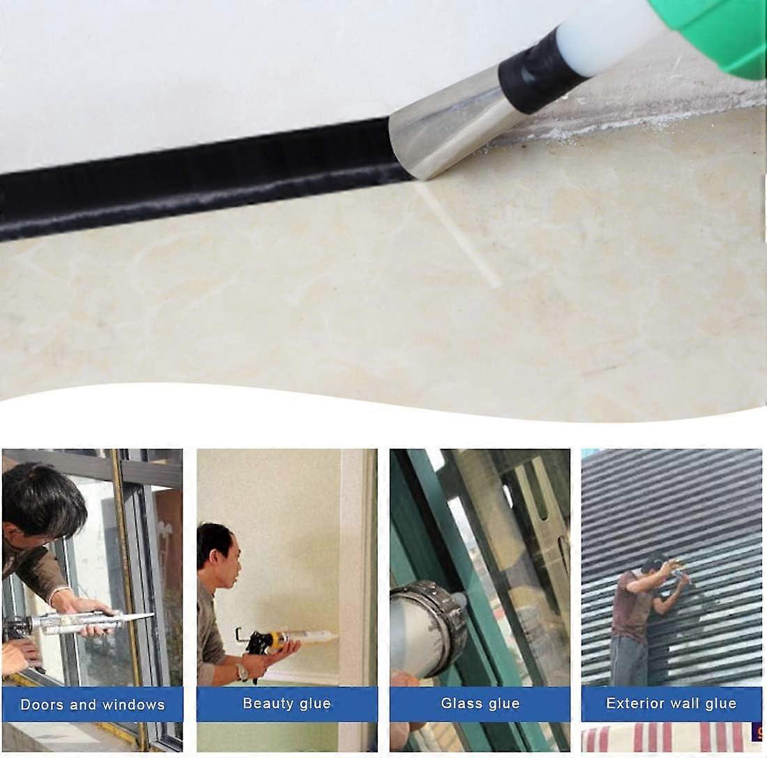 Caulking Finishing Nozzle,14pcs Stainless Steel Putty Nozzle,Caulking ...