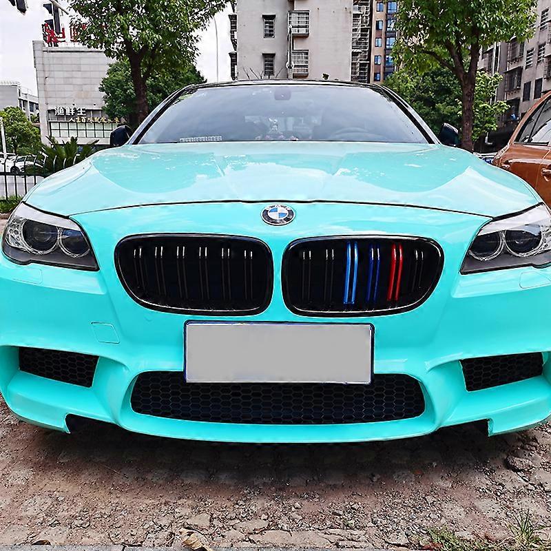 M3 Front Bumper Kidney Grill Carbon Fiber All Black Gloss Tri Color M ...