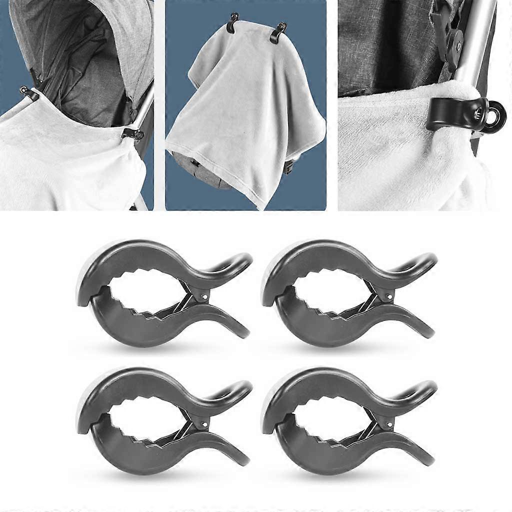 4 Pack Baby Car Seat Accessories Plastic Pushchair Toy Clip Pram ...