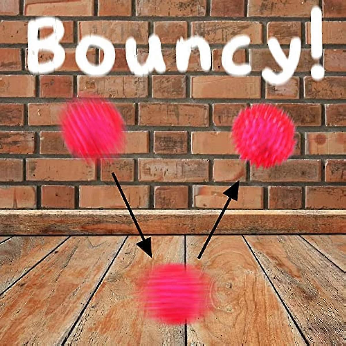 6 Large Spiky 6.5cm Led Flashing Bouncy Disco Balls With Light, Squishy ...