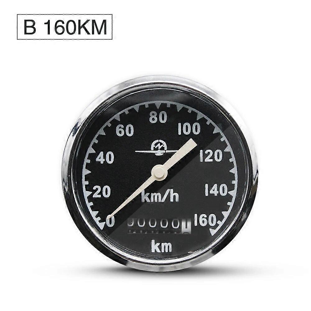 Alconstar- 120KM/160KM Motorcycle CJ-K750 Retro Round Speedometer for ...