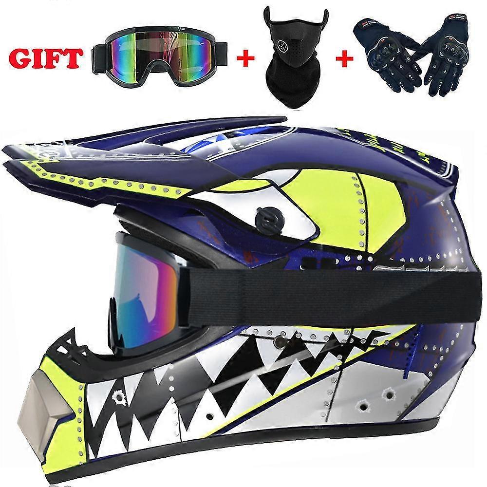 Motorcycle Youth Kids Child Helmet Full Face Motocross Casco Moto Off ...
