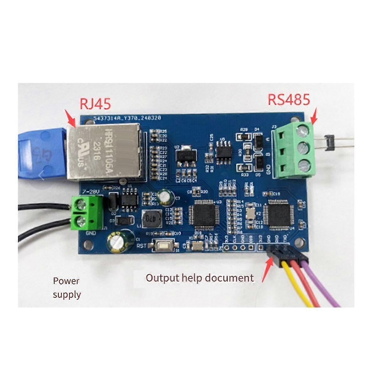 RS485 to Ethernet Module RS485 Serial to Ethernet Serial Transmission ...