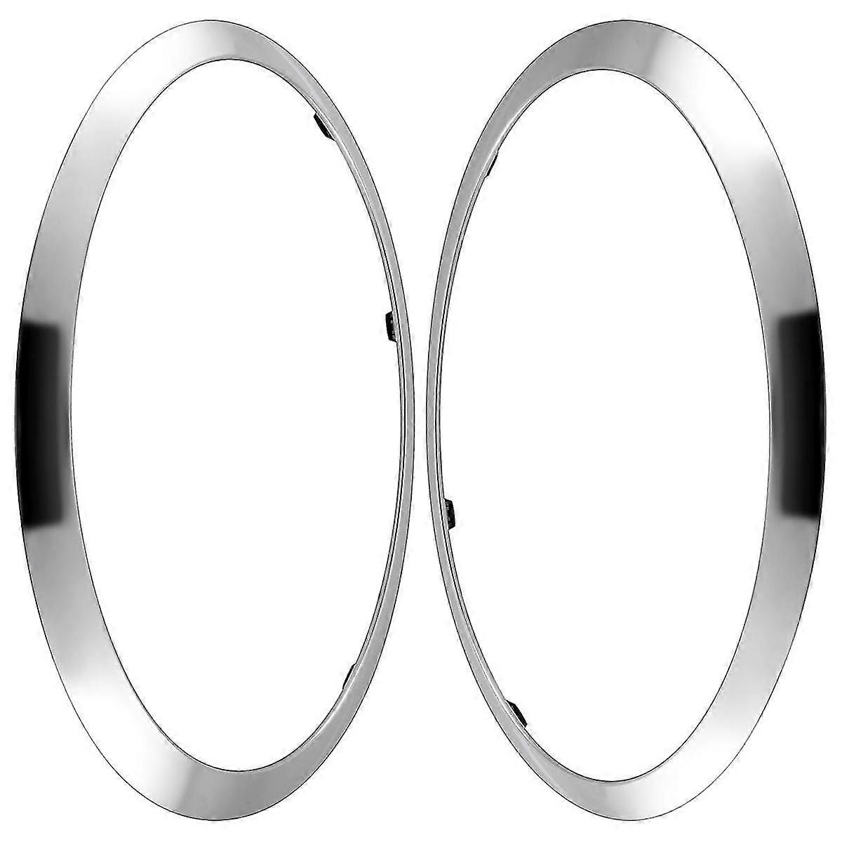 For MINI F55 F56 F57 03-18 Chrome Left Right Front Headlights Frame ...