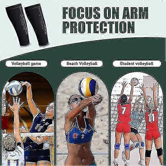 1 Pair Volleyball Arm Sleeves,volleyball Compression Sleeves,sports ...