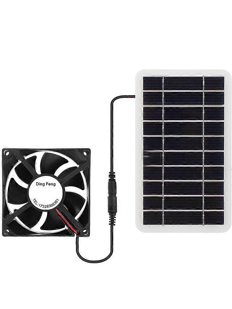 Solar Panel Powered Fan | Mini Ventilator 30W Exhaust Fan | Outdoor ...