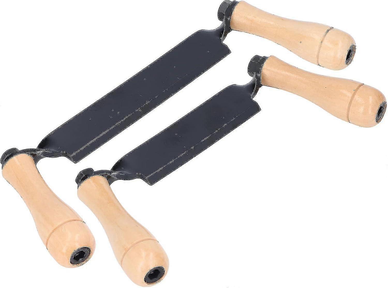 Draw Knife, Tungsten Steel Wooden Handle Straight Type Safe Durable ...