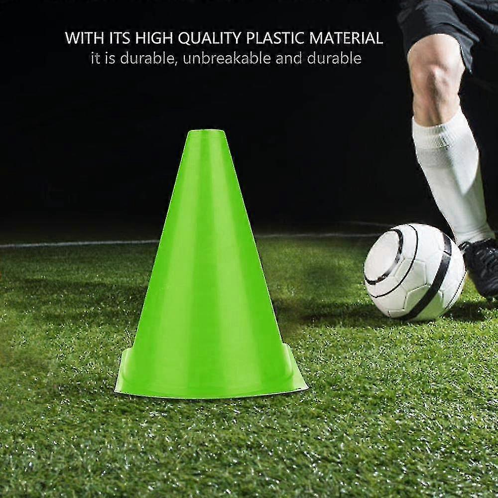 2pcs 18cm Football Training Cone Plastic Soccer Cone Markers Football ...