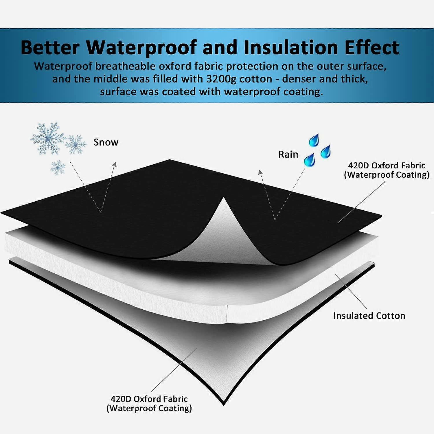 Outside Tap Cover for Winter, Large Outdoor Tap Covers Will Protect ...