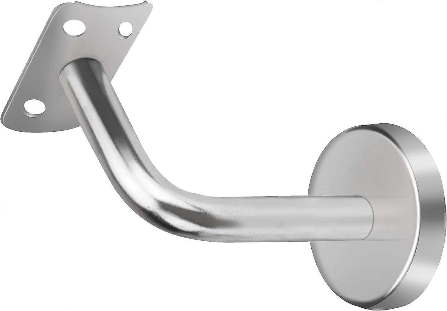 Pack Stainless Steel Handrail Brackets, Curved Handrail Brackets for ...