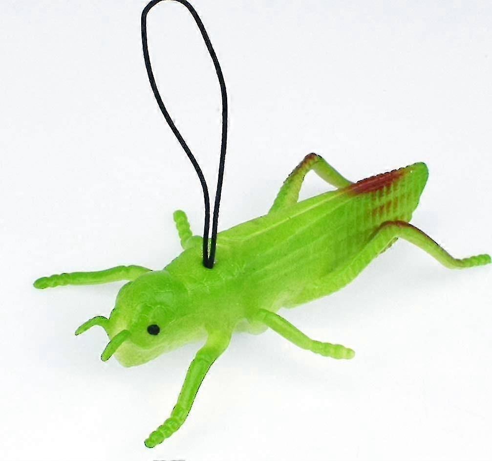 10pcs Plastic Grasshoppers Insect Figures Toys Fake Bugs Green For ...