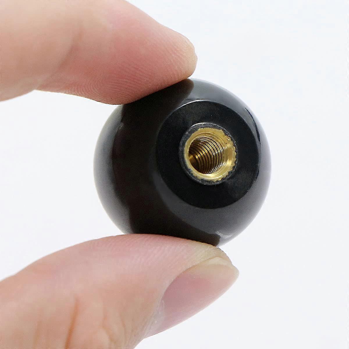 Ball Lever Knob - 10pcs M6*25mm Insulator Handle Black Bakelite Ball Knob Female Thread Round ...