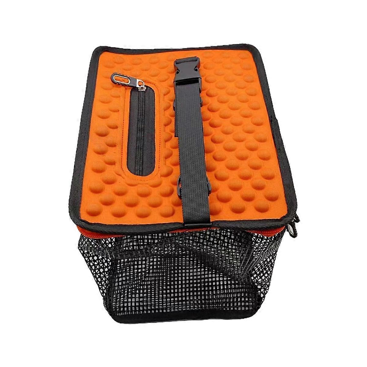 Foldable Floating Wire Fish Basket Foldable Fish Cage Hanging Mesh Fish ...