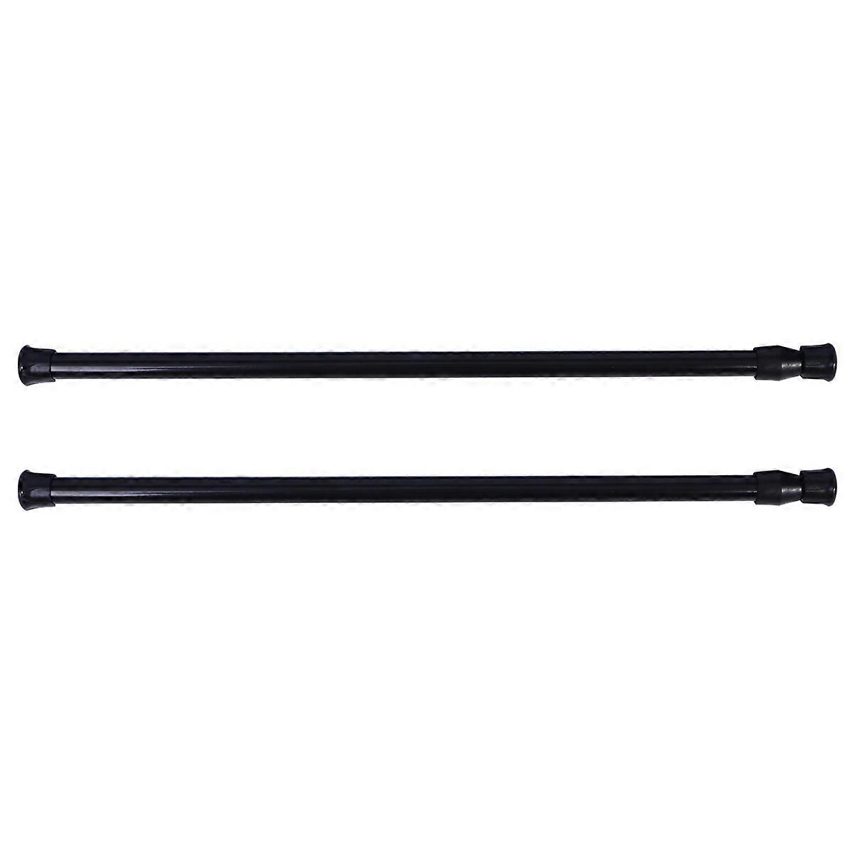 2 PCS Adjustable Shower Curtain Rod Retractable Curtain Rod Shower Pole ...