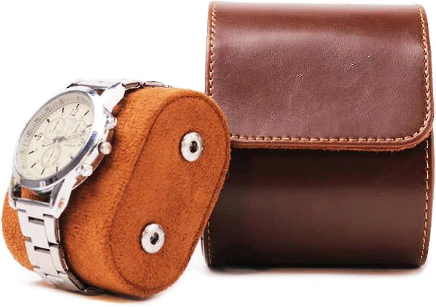 Watch Roll Travel Case, Single Watch Box Organiser For Men Portable ...