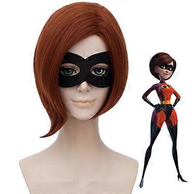 The Incredibles Elastigirl cosplay girl Helen Parr role play hair ...