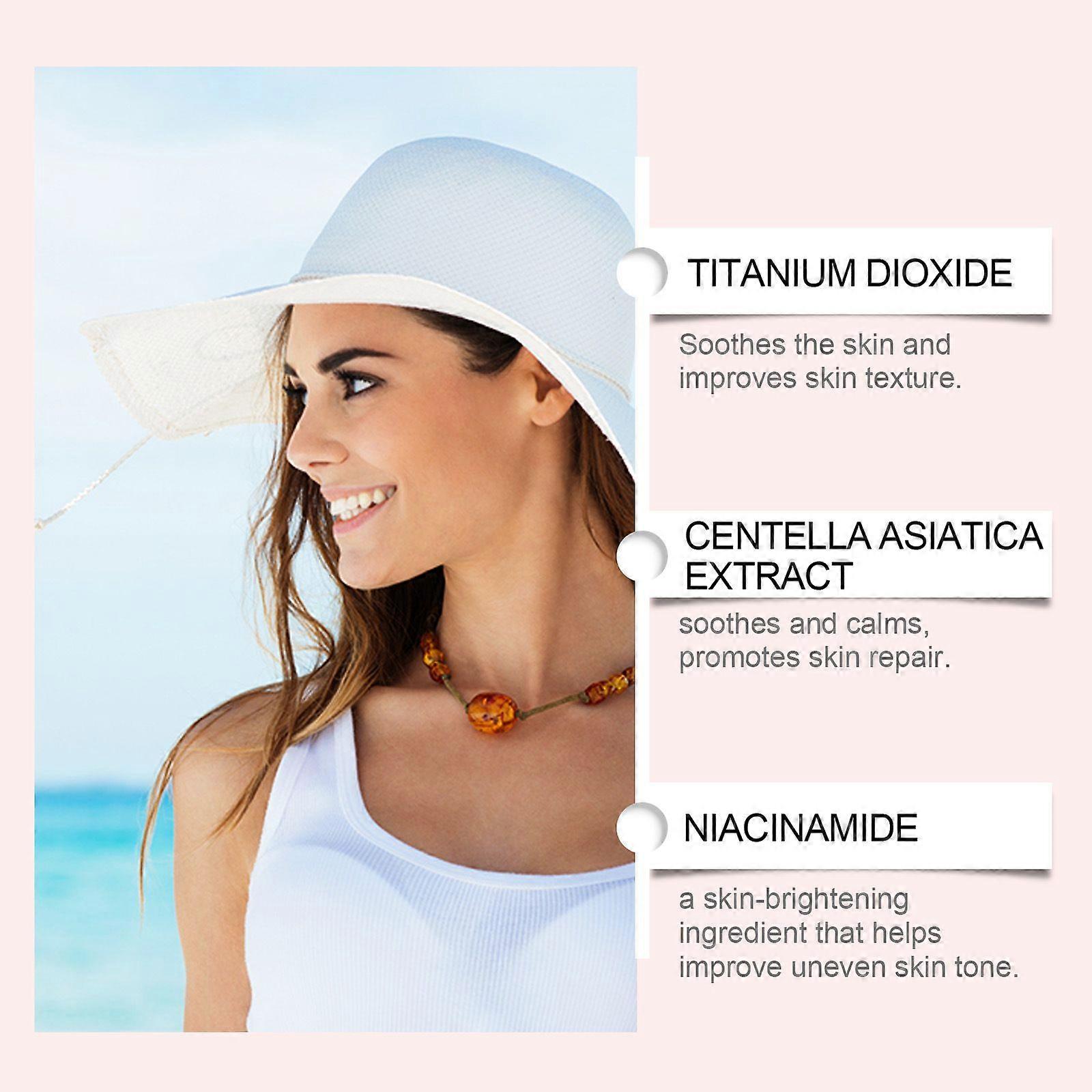Soothing Pink Tone Up Sunscreen, Mineral Sunscreen for Dehydrated Skin ...