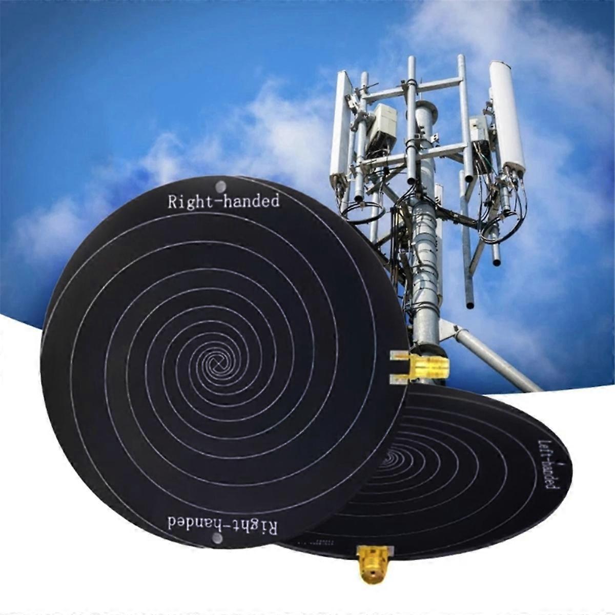 510MHZ-10GHZ Ultra-Wideband Circularly Polarized Antenna RFID High Frequency Equiangular Ultra ...