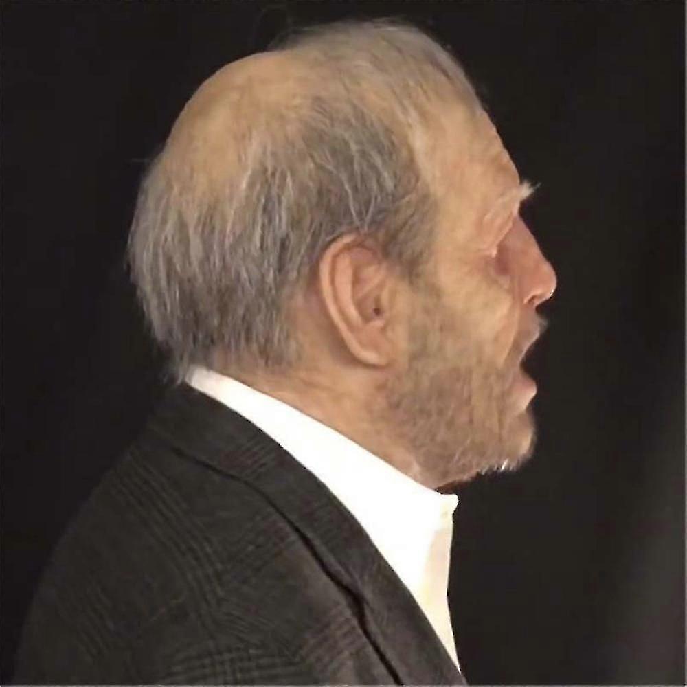 Old Man Face Cover Latex Mask Elderly Masquerade Halloween Cosplay ...