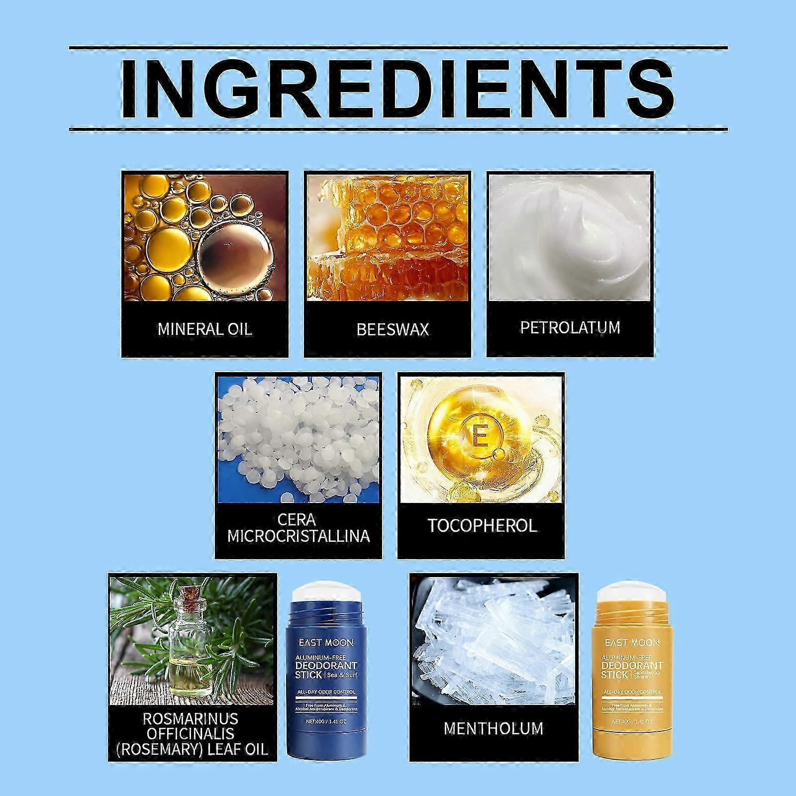 Antiperspirant Stick, Deodorant Stick for Men and Women, Effectively ...