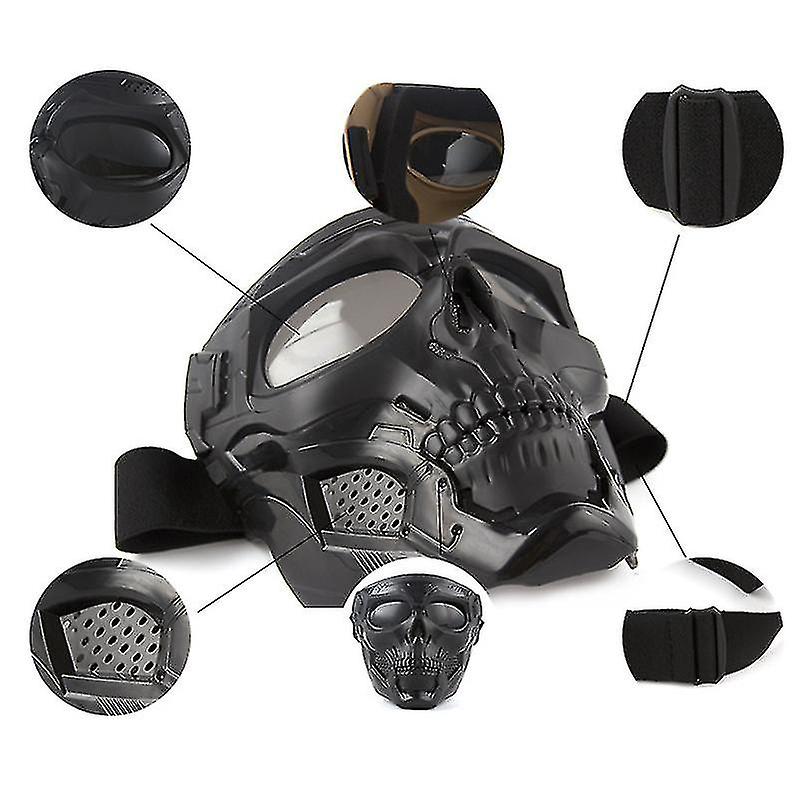 Skull Mask Goggles Motorcycle Riding Glasses Sports Outdoor Harley ...