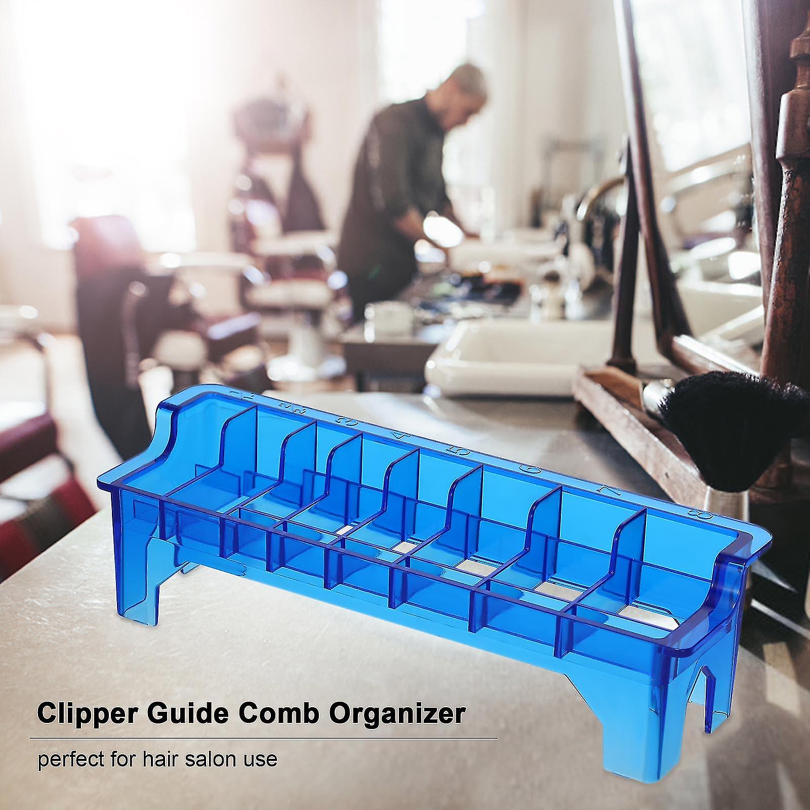 Plast Clipper Guide Comb Organizer 8 Block Hår Clipper Guide Kam ...