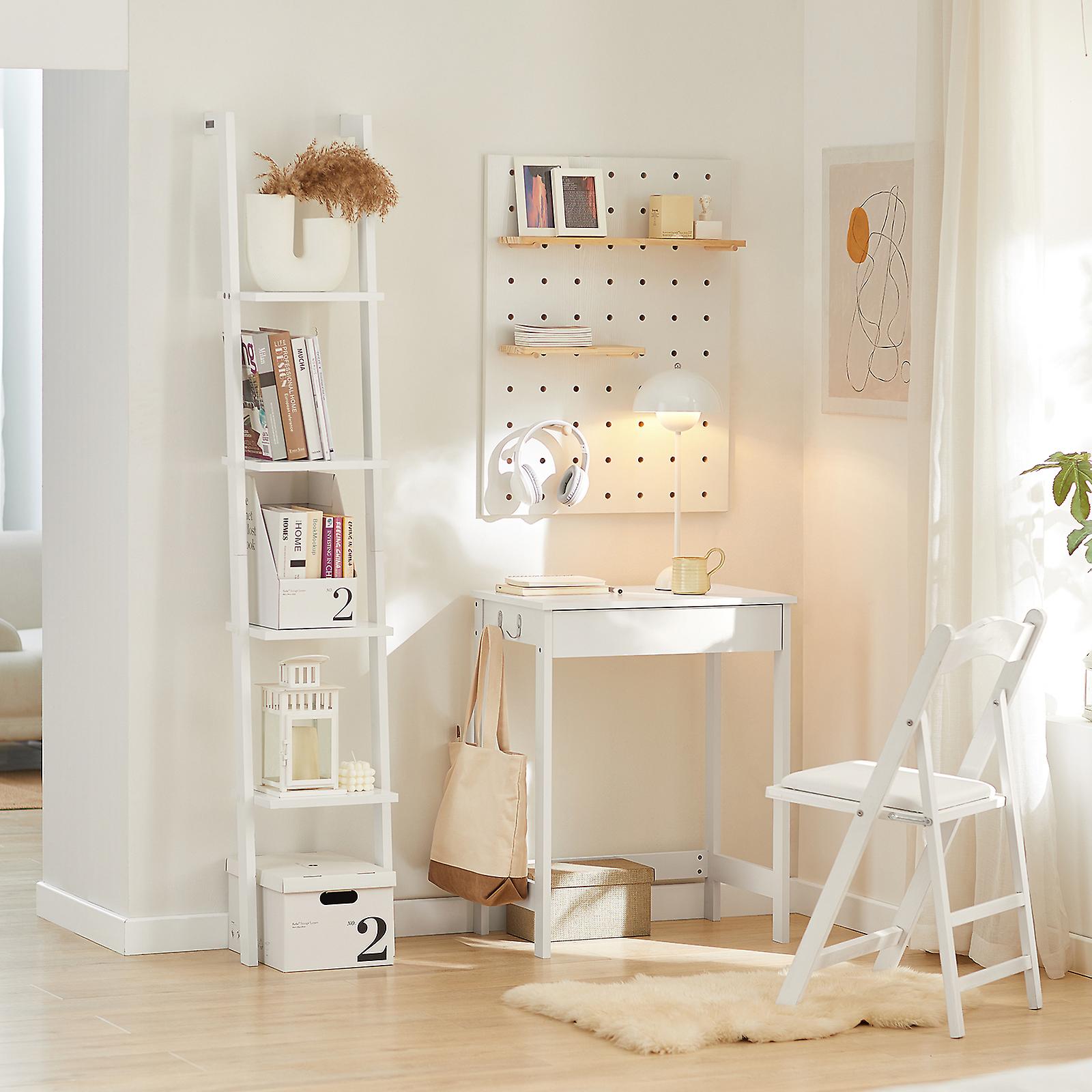 SoBuy Home Office Computer Skrivebord med skuffe, FWT43-W | Fruugo DK