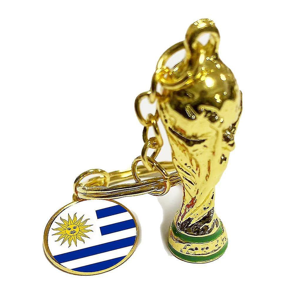 2022 Qatar World Cup Trophy Soccer National Flag Keychains Football Souvenirs Backpack ...